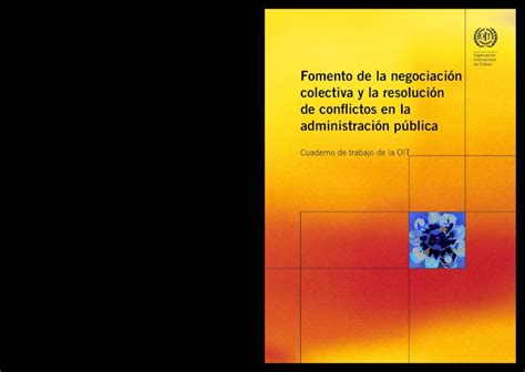 PDF Fomento de la negociación colectiva y la resolución de conflictos