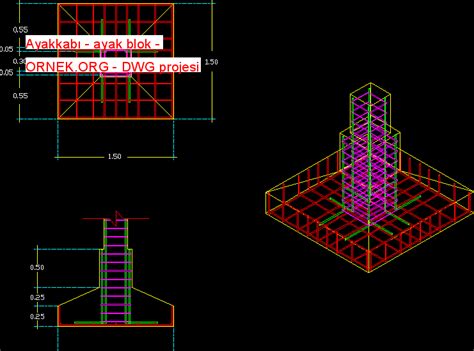 Ayakkabı ayak blok dwg projesi Autocad Projeler