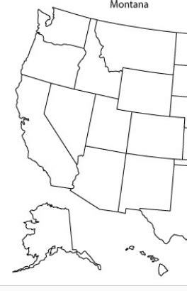 Nashe S WEST REGION States And Capitals Diagram Quizlet