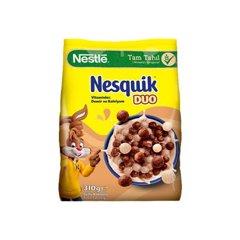 Nestlé Nesquik Duo Sütlü Kakaolu Buğday Mısır Gevreği 310g