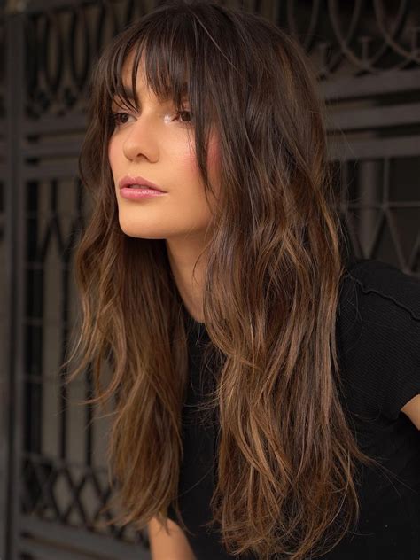 Share More Than 83 Long Layered Hair With Bangs Super Hot Vova Edu Vn