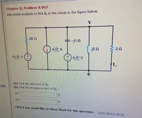 Solved Chapter Problem Use Nodal Analysis To Find Chegg
