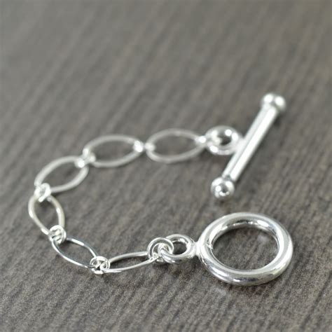 Sterling Silver Toggle Clasp 2 Inch Necklace Extension Gifts