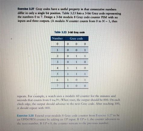 solved exercise 3 27 gray codes have a useful property in