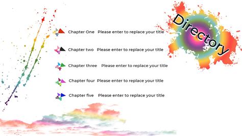 Plantilla Power Point Defensa De Tesis Abstracta Colorida Gratis Y