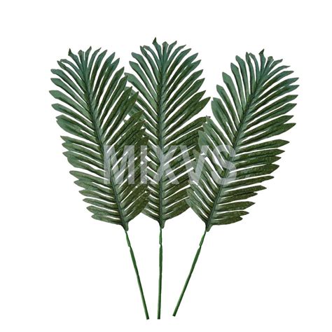 3 Palmeira Folha Coqueiro Artificial Haste Arranjo Decoracao Shopee