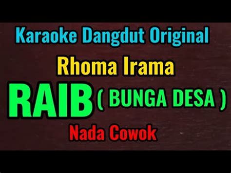 RAIB Bunga Desa Rhoma Irama Karaoke Dangdut Original Nada