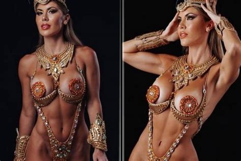 Nàng WAGs M U gây choáng gần như khỏa thân dự carnival