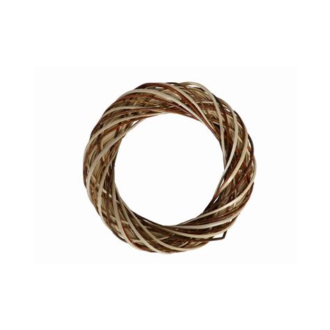 Corona decoración Navidad natural 40 x 8 cm K mon Worldwide