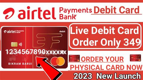 Airtel Payment Bank Launch New Physical Debit Card How To Order Airtel