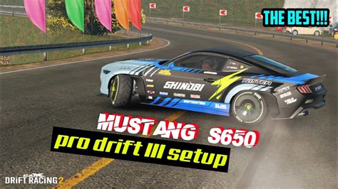 Cobra S650 Mustang S650 Pro Drift III Setup Carx Drift Racing 2