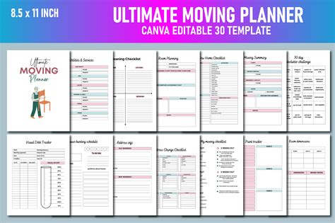 Ultimate Moving Planner Canva KDP Graphic By Lavlu Creative Zone