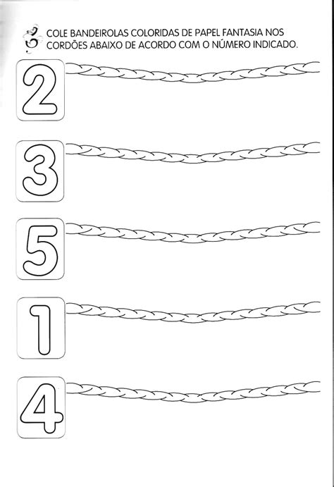 ATIVIDADES NUMERO 5 PARA EDUCAÇÃO INFANTIL