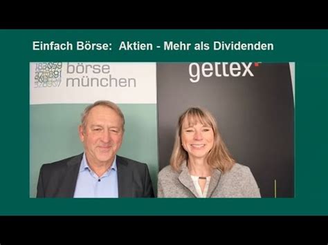 Einfach Börse Aktien YouTube
