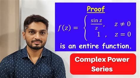 proof function is entire using power series l24 tybsc maths complex power series