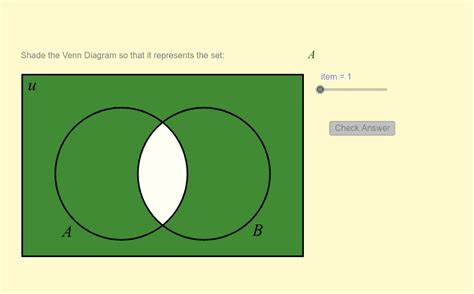 Venn Diagram Sets Geogebra