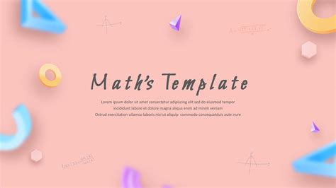 math powerpoint templates slidekit