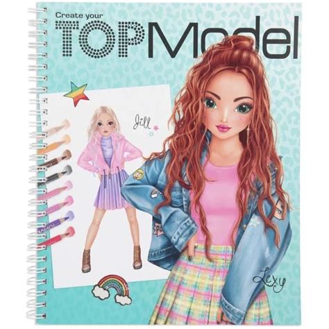 Depesche Livre de coloriage créez Votre modèle TOPModel Environ 24 x