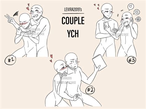 Couple Ych Open By Levira2019 On Deviantart Couple Poses Drawing Pose Drawing Couple Ych