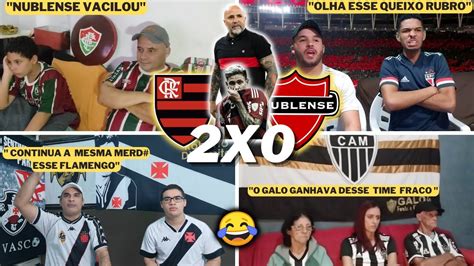 REAÇÕES DOS RIVAIS SECANDO O MENGÃO FLAMENGO 2X0 NUBLENSE