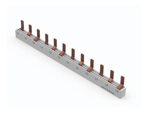Barramento Pente Trifásico 12 Disjuntores 3x4 63A Din Elitek Luxtil
