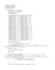 Assignment 5 Source Cpp Include Iostream Include String Include