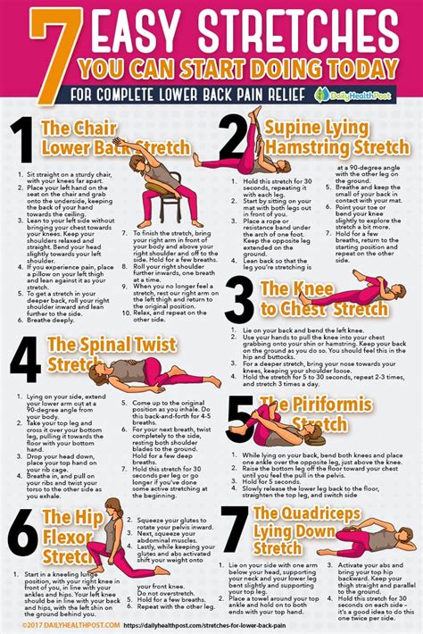 7 Stretches For Lower Back Pain Relief You Can Start Doing Today