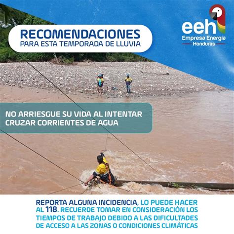 Empresa Energía HN on Twitter EEHTeInforma Ante los pronósticos por