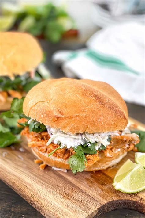 Sándwiches Tailandeses De Pollo Desmenuzado COOKtheSTORY Recetas De