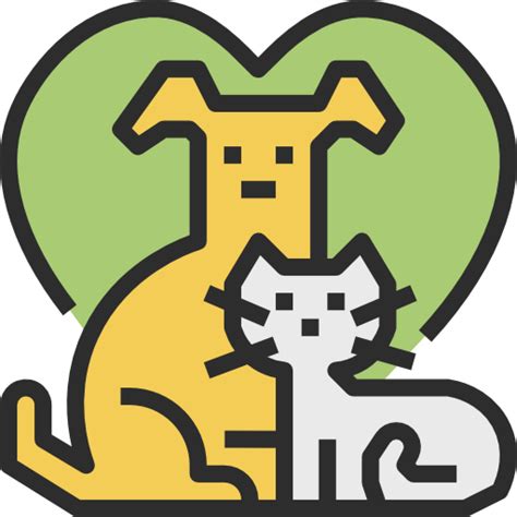 Icono De Mascota Becris Lineal Color