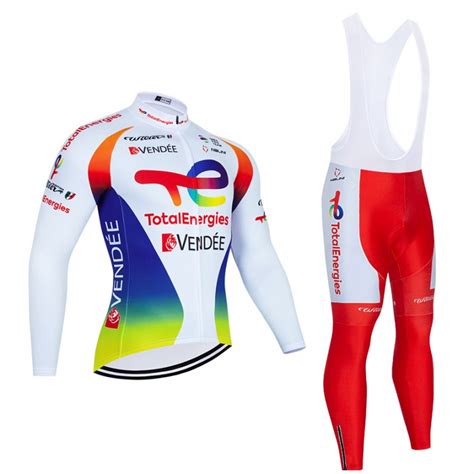 Ensemble Cuissard V Lo Et Maillot Cyclisme Hiver Pro Totalenergies