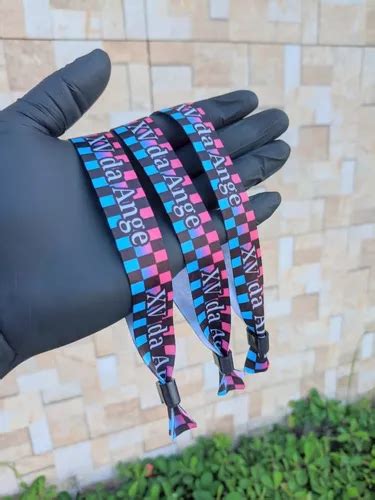 500 Pulseiras Personalizadas De Identificação Eventos Frete grátis