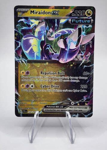 Pokemon TCG Miraidon EX 122 162 SV Temporal Forces Double Rare NM