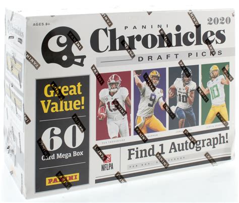 2020 Panini Chronicles Draft Picks Football Hobby Box With 6 Packs