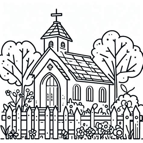 Desenhos De Igreja Para Colorir Pintar E Imprimir ColorirOnline