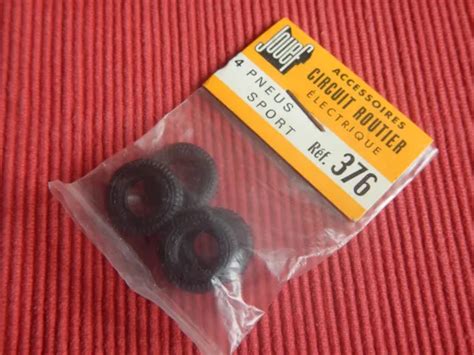 JOUEF CIRCUIT ROUTIER Électrique Sachet Neuf Ref 376 4 Pneus Sport