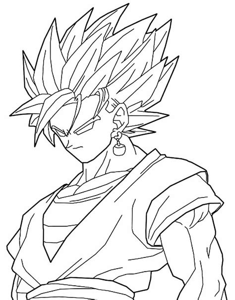 Desenhos De Goku Para Colorir Pop Lembrancinhas