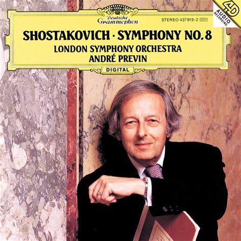 SHOSTAKOVICH Symphonie No 8 Previn Deutsche Grammophon