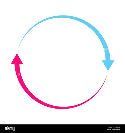 Flechas de rotación círculo icono vector para diseño gráfico logotipo