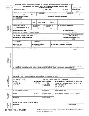 18 Printable Dd Form 1172 Templates Fillable Samples In PDF Word To