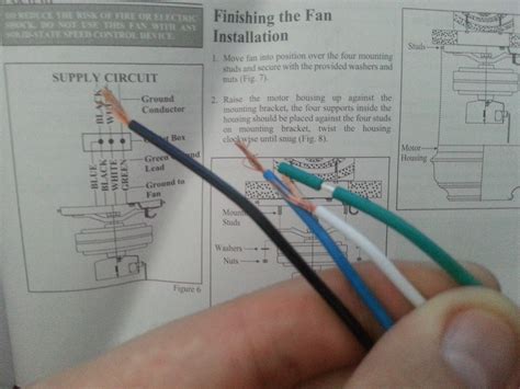 Ceiling Fan Speed Switch Wire Colors
