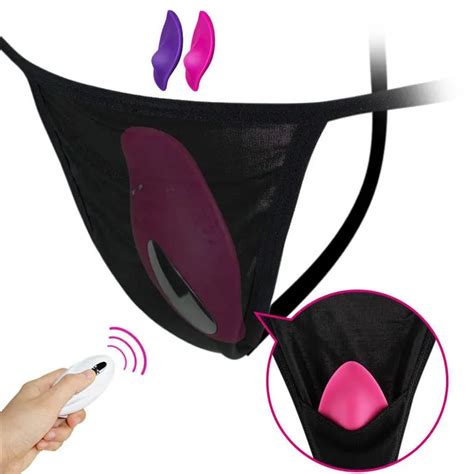Invisible Wireless Remote Control Panty Dildo Vibrator Wearable Clitoral Stimulator Panties Wear