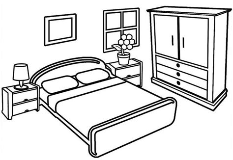 37 Desenhos De Cama Para Imprimir E Colorir Pintar