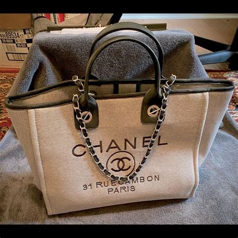 Chanel 31 Rue Cambon Paris Purse Grey Bag Chanel Shoulder Bag Tote