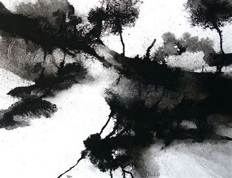Philippe Giacobino Paysage Encre De Chine Dessin Paysage Aquarelle