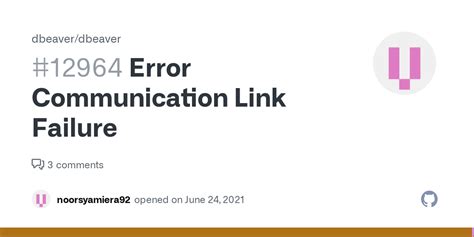 Error Communication Link Failure Issue 12964 Dbeaver Dbeaver GitHub