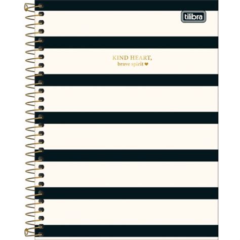 Caderno Espiral Capa Dura Colegial Mat Rias West Village Folhas