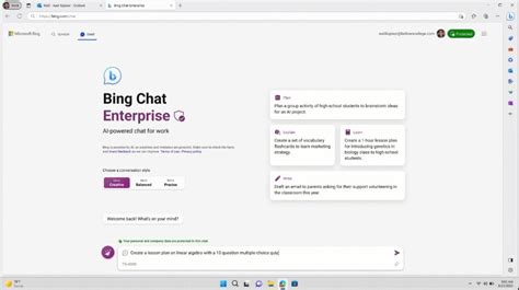 Microsoft Rolls Out Bing Chat Enterprise In Preview For Education