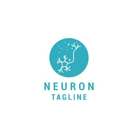 Vector De Dise O De Icono De Logotipo De Neurona Vector Premium