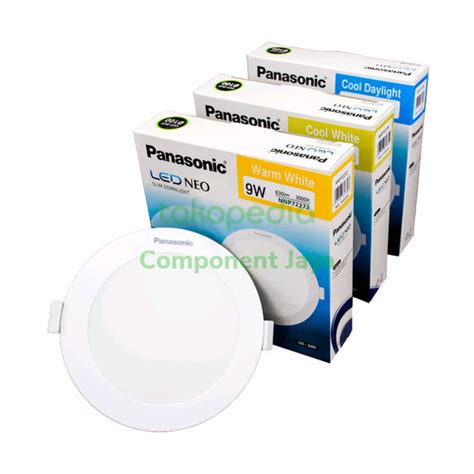 Jual Lampu Downlight LED Panel Panasonic 9watt 9w 9 Watt Neo Slim